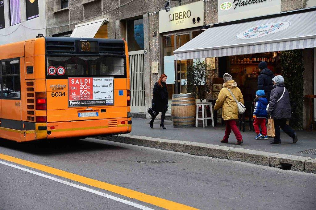 Campagna pubblicitaria PANDA VIA MILANO outdoor 2016/2017 - MilanoTeam